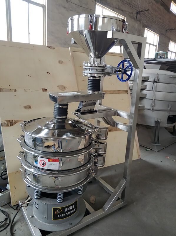 Food Grade Vibro Screen Machine All In One Automatic Feeding And Screening