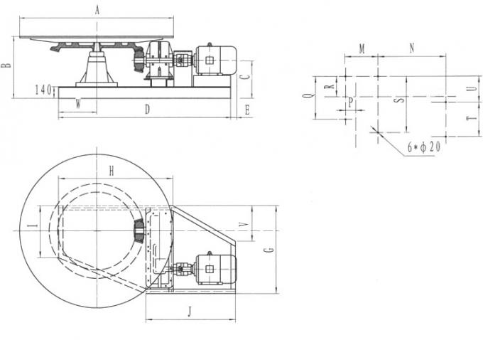Granular Material Vibration Feeder Machine Rotary Disk Feeder ...