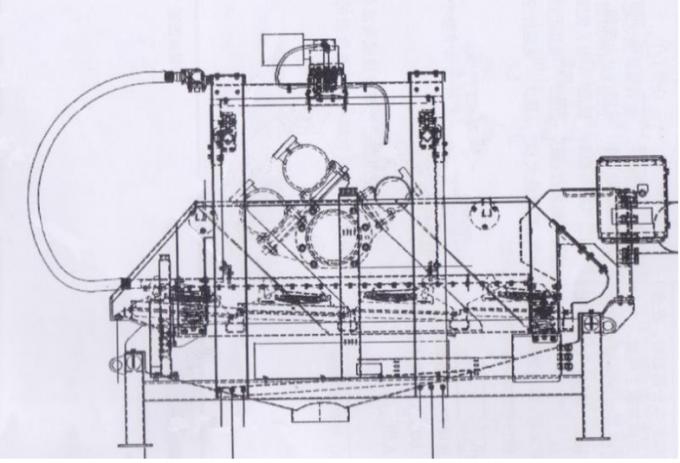 Dual Motion Solid Liquid Separator Wet Screening Machine For Paper Pulp