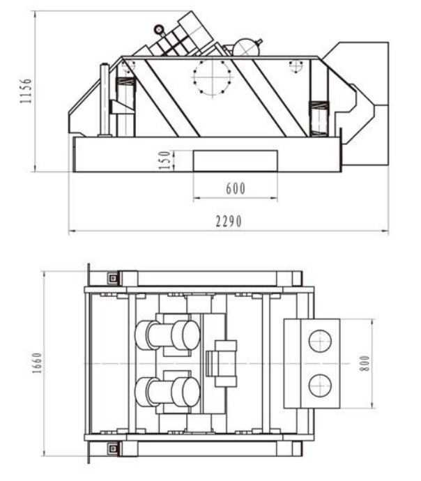 Effluent Wastewater Circular Motion Vibrating Screen Wet Screening Machine