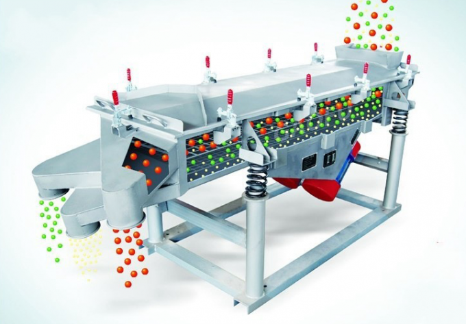 900*3000mm Single Deck Rectangular Linear Vibrating Screen For Sifting ...