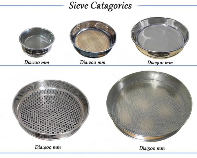 Magnetic Sieve Shaker Electrical Forming Test Sieve For Laboratory Use